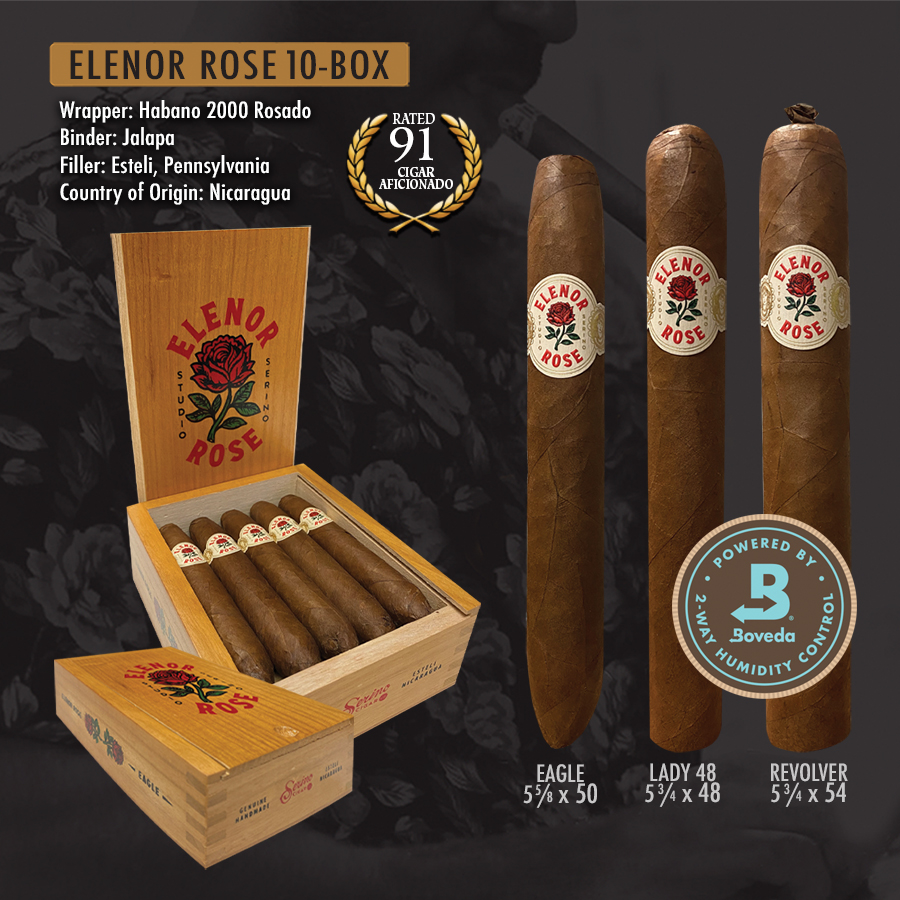 Studio Serino Elenor Rose 10-Count Collector's Box - Serino Cigar Co ...