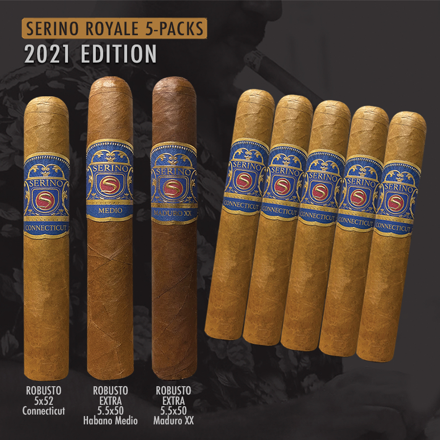 Serino Royale 5-Pack - Serino Cigar Co. - A Handcrafted Boutique Cigar ...