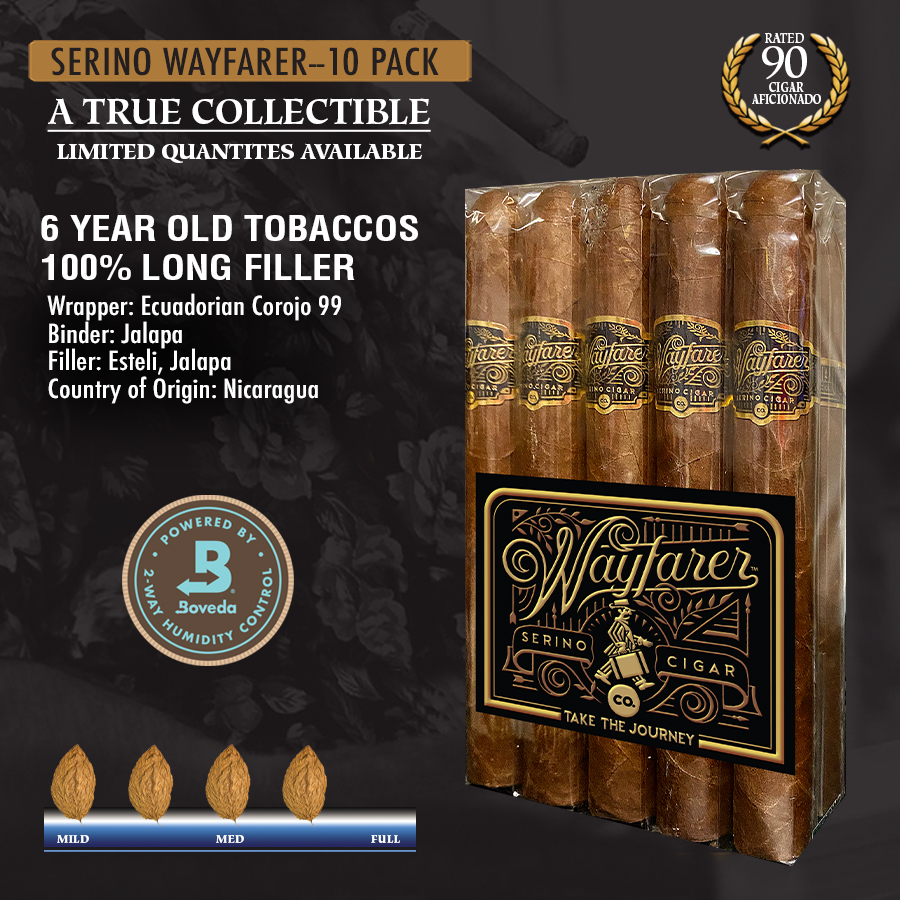 Serino Wayfarer (10 Pack) - Serino Cigar Co. - A Handcrafted Boutique ...