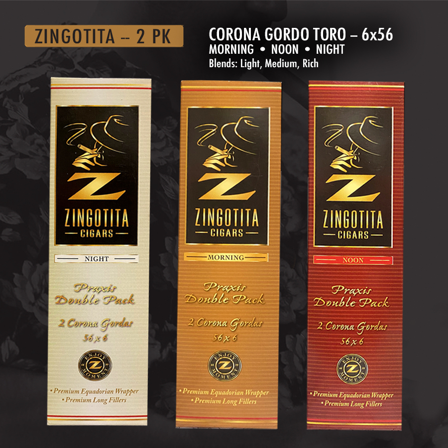 Zingotita 6x56 (Toro) 2-Pack - Serino Cigar Co. - A Handcrafted ...